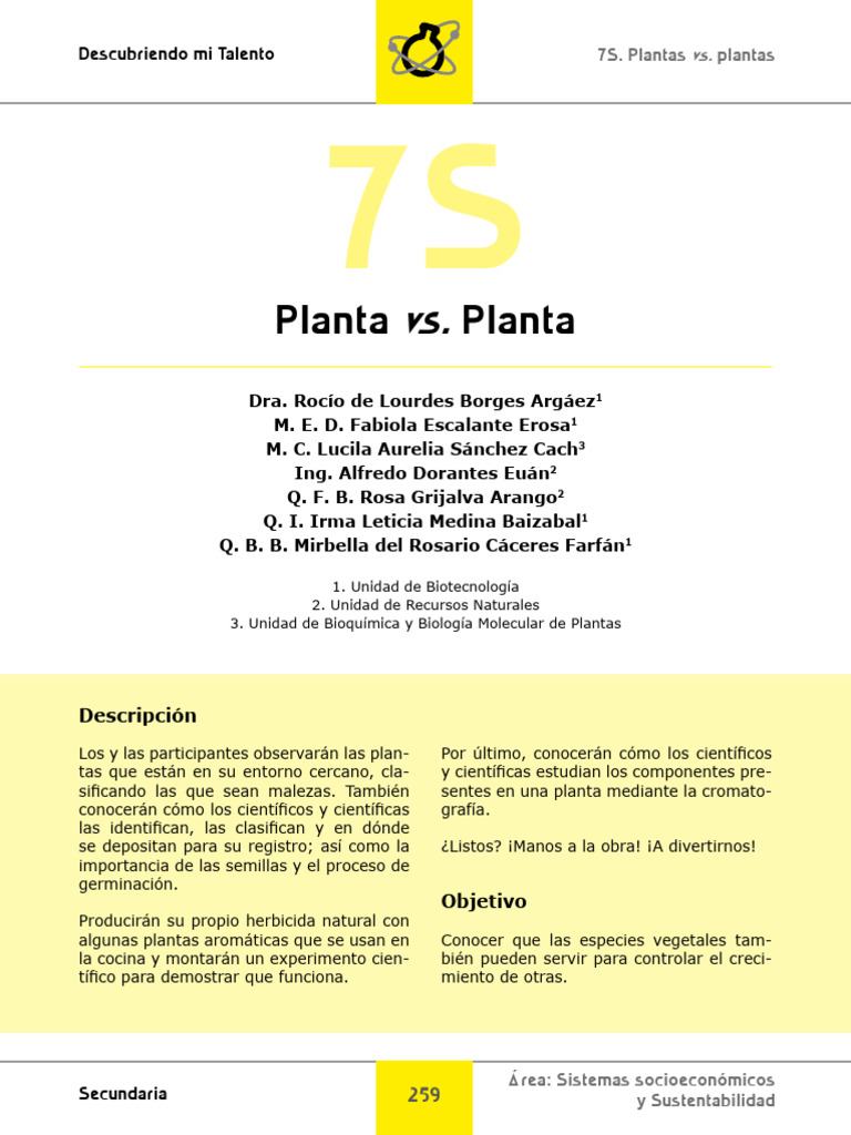 14 Planta Vs Planta 259-282 | PDF | Herbicida | Semilla