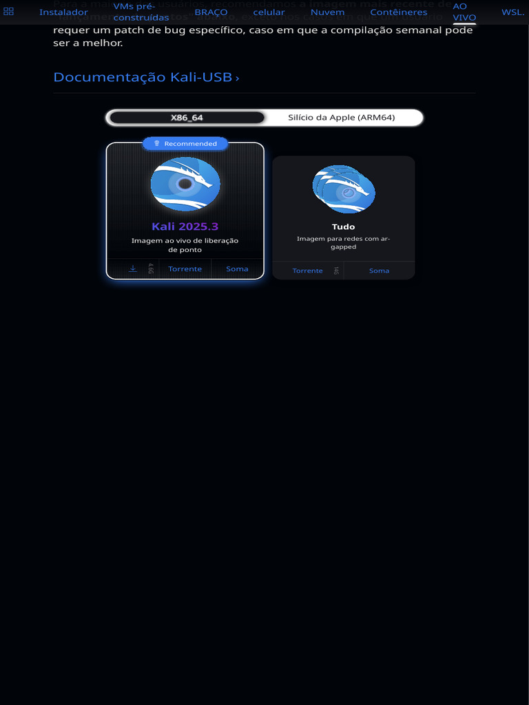 Obtenha Kali Kali Linux | PDF