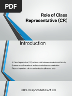 Student Representative Roles Explained | PDF | Learning | College