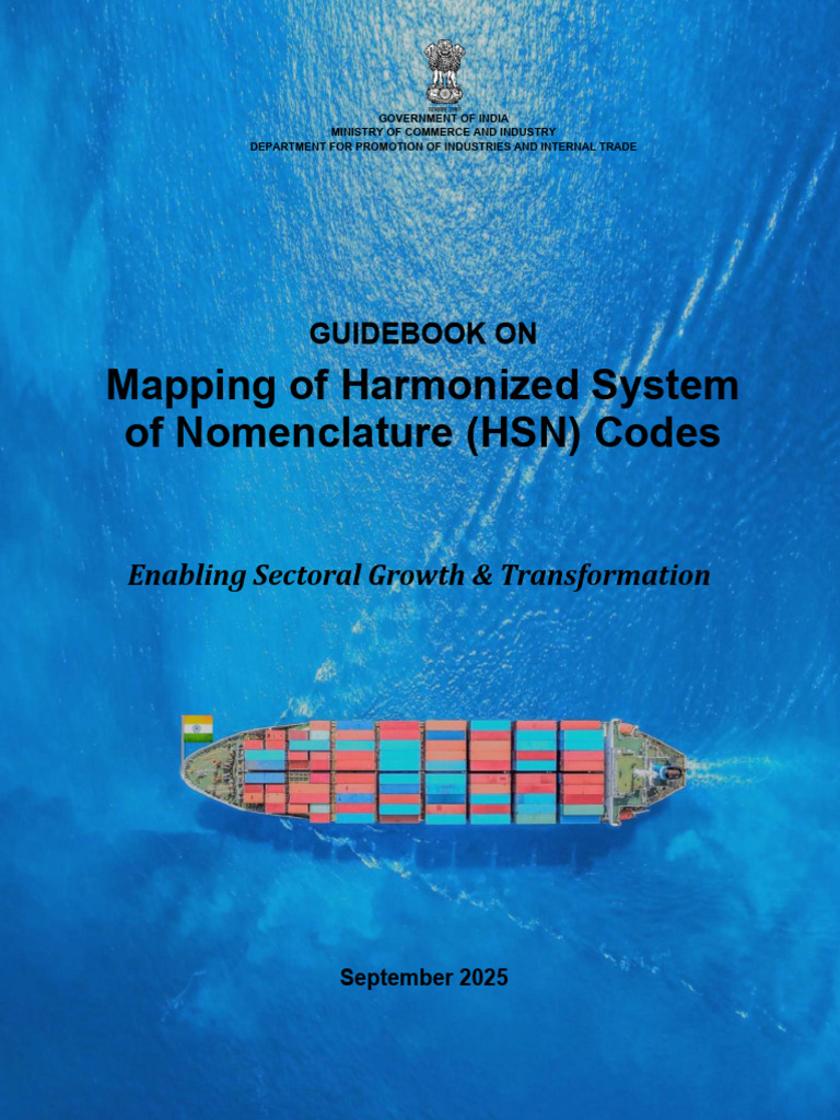 HSN Codes Mapping Guidance _251025_094630 | PDF | Trade | Economies