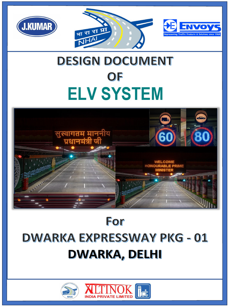 ELV System Design for Dwarka Expressway | PDF