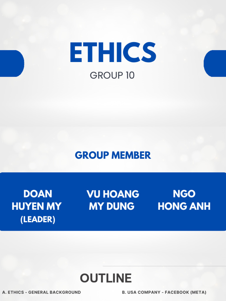 Group 10 - Business Ethics | PDF | Corporate Social Responsibility ...