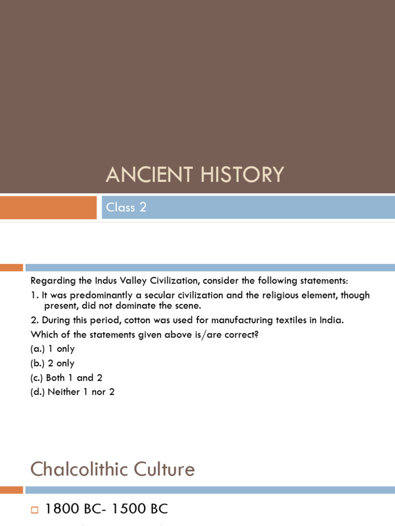Indus Valley and Vedic Civilization Insights | PDF