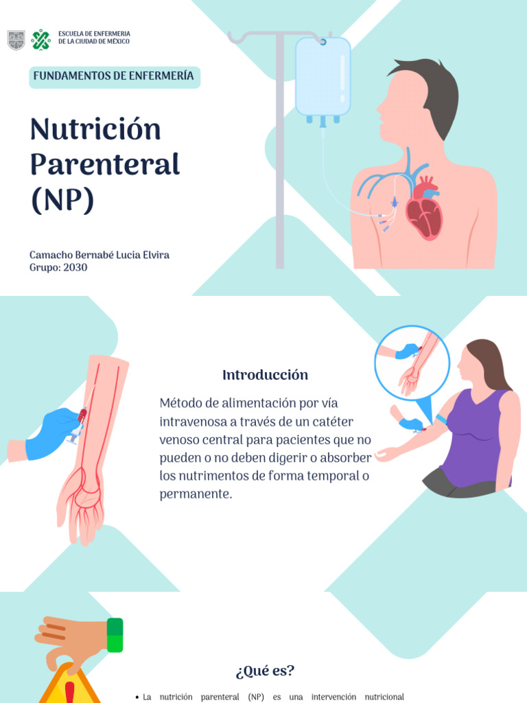 1 Nutrición Parenteral.pdf | PDF | Terapia intravenosa | Tratamientos ...
