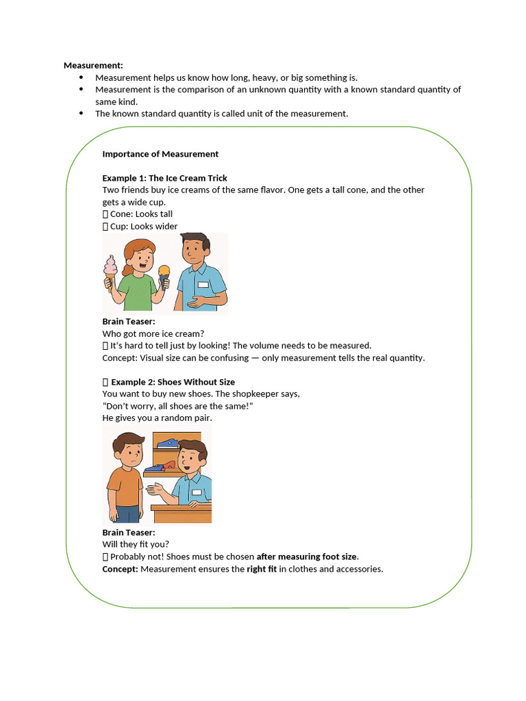 Understanding Measurement Basics | PDF | International System Of Units ...
