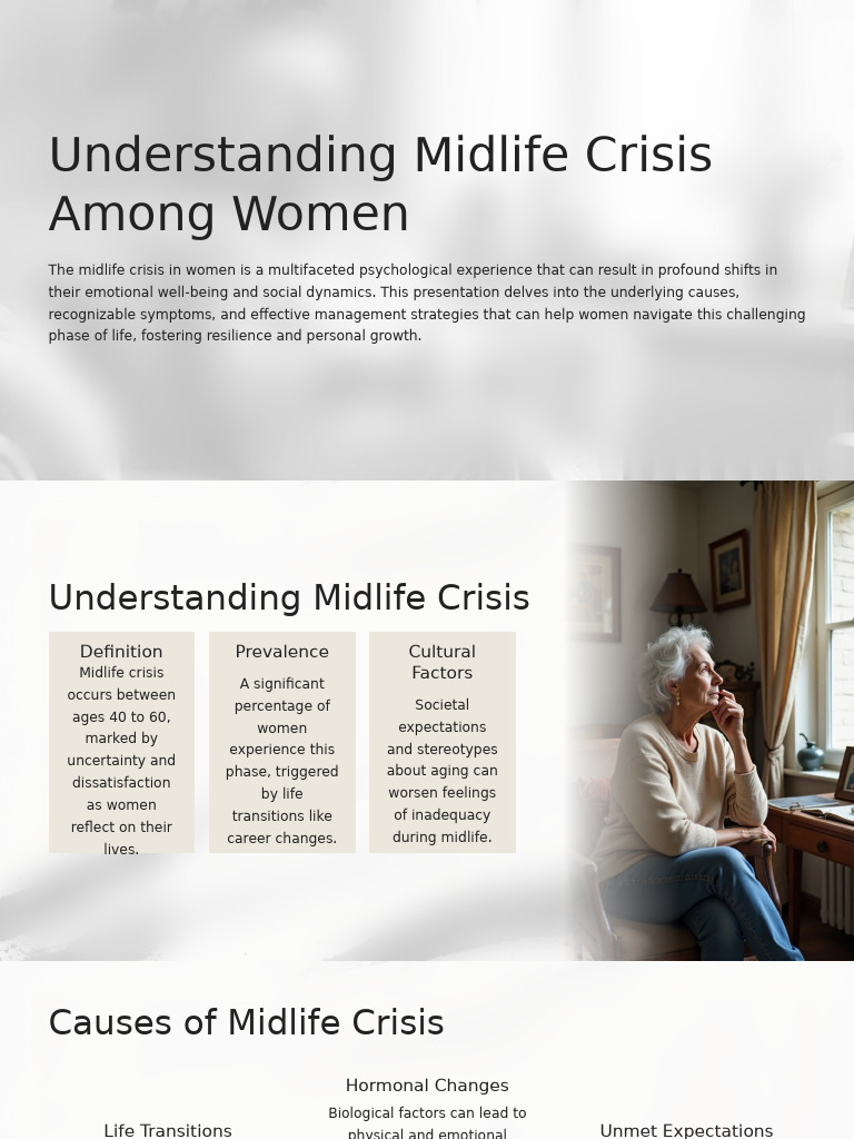 Navigating Women's Midlife Crisis | PDF | Psychological Resilience ...
