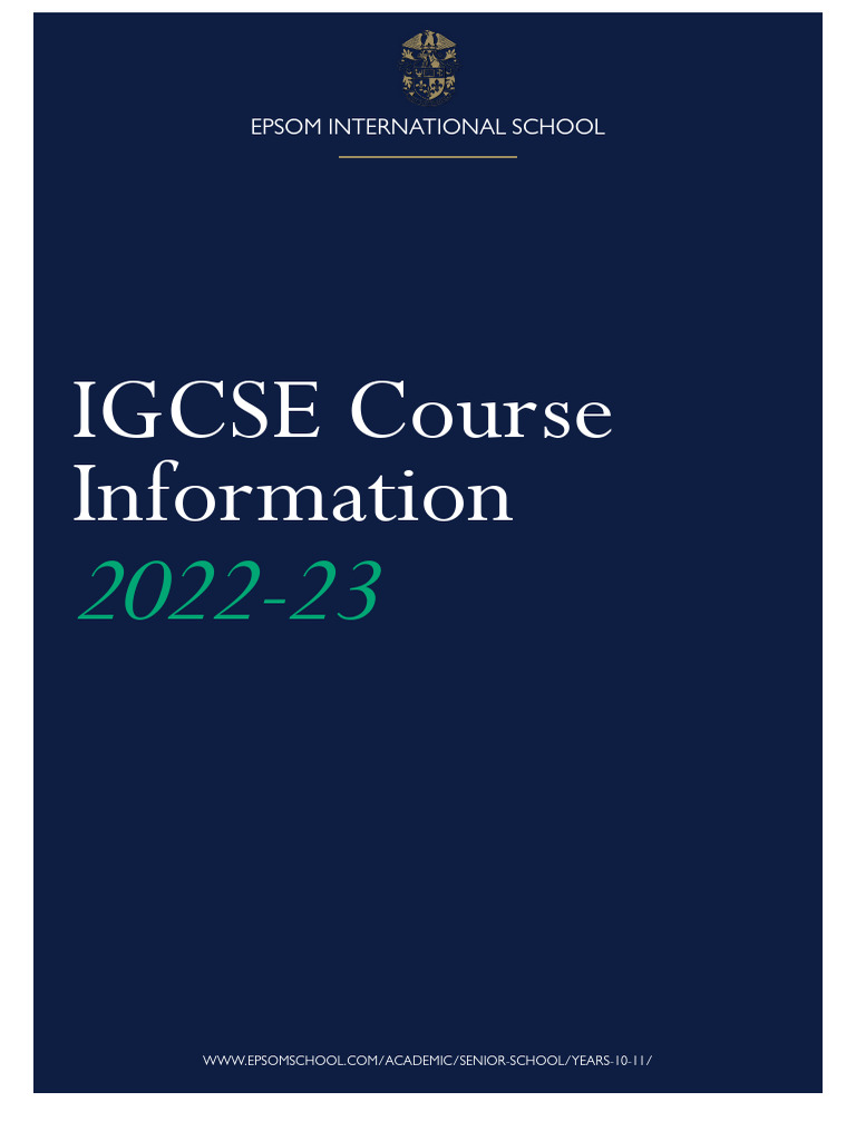 IGCSE Course Overview 2022-23 | PDF | Computer Programming | Science