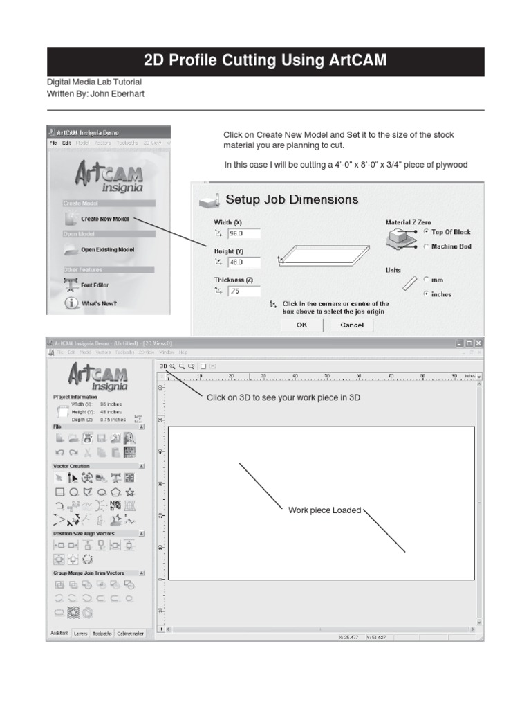 2D Profile Cutting | PDF | Drill | Drilling