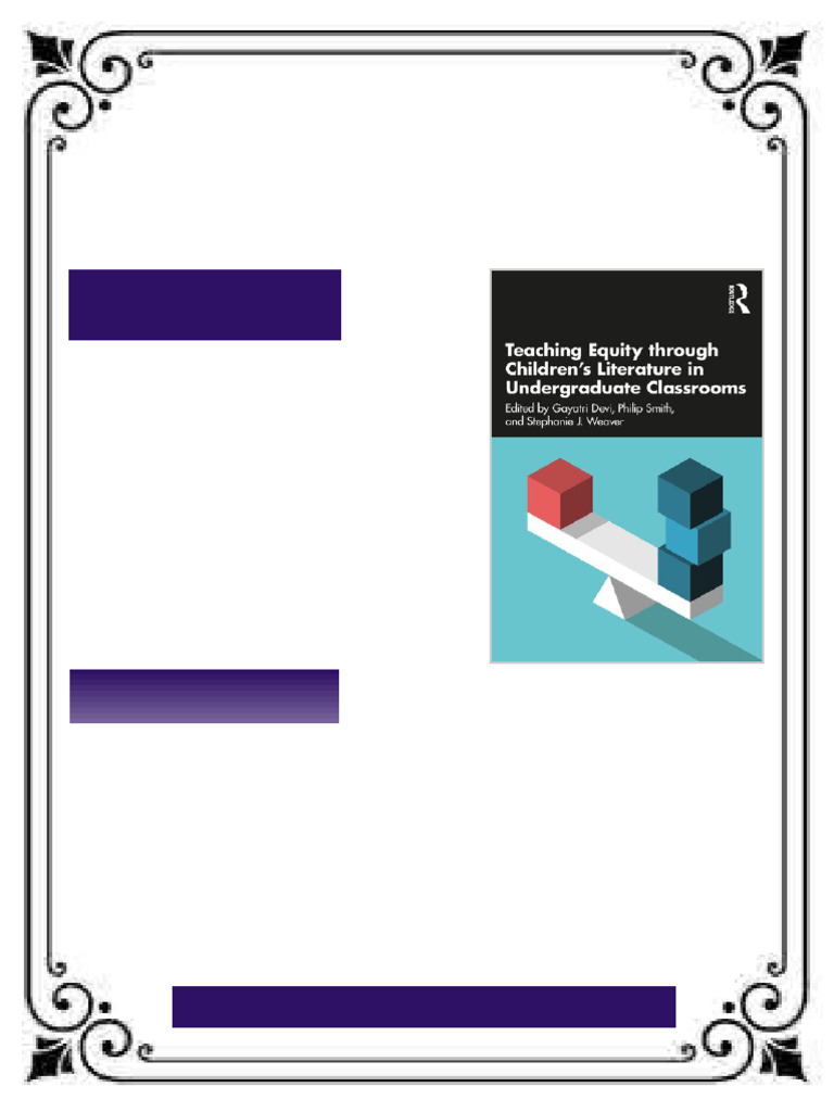 Teaching Equity through Children s Literature in Undergraduate ...