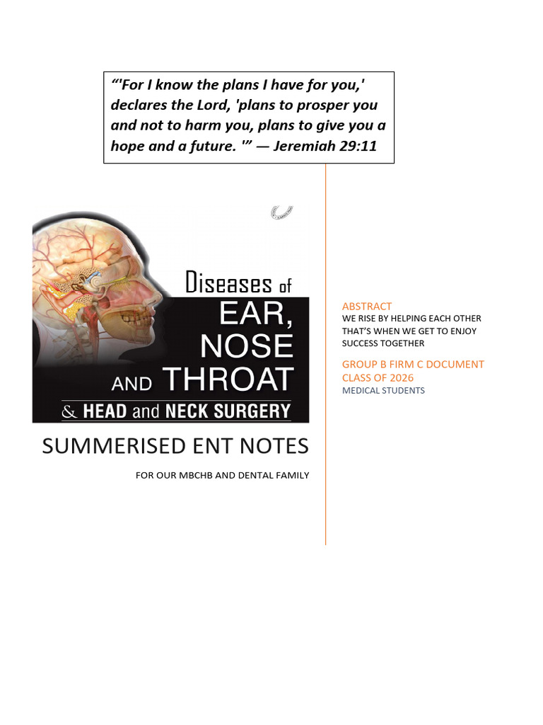 ENT Smackdown | PDF | Human Anatomy | Human Head And Neck