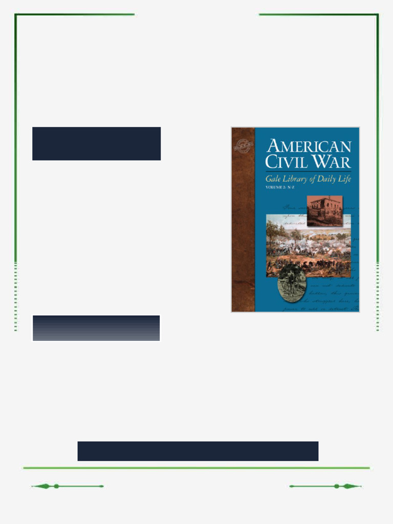 Gale Library of Daily Life American Civil War 2 volumes 1st Edition ...