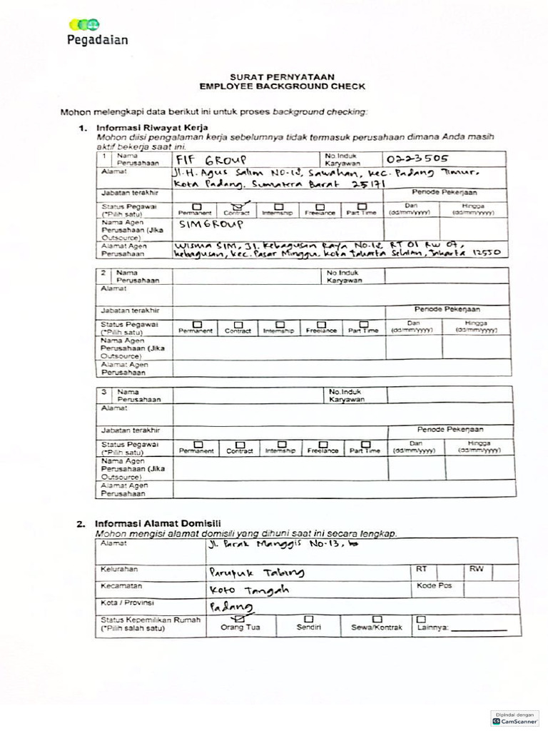 Sk Employee Background Check | PDF