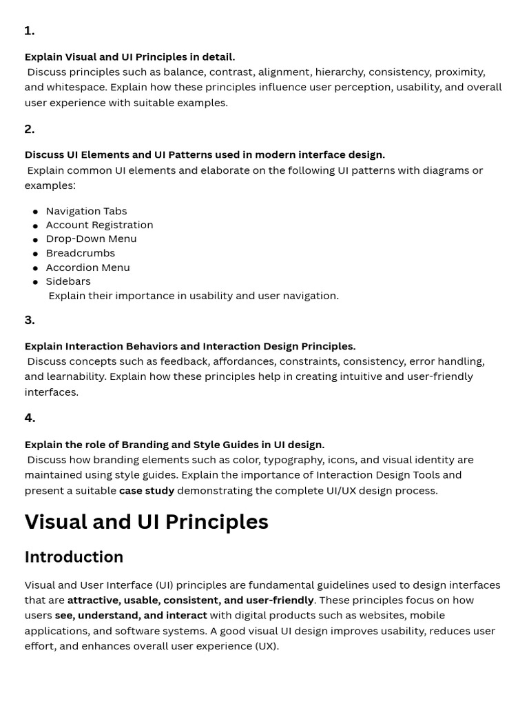 ui ux lesson 5 | PDF | User Interface Design | User Interface