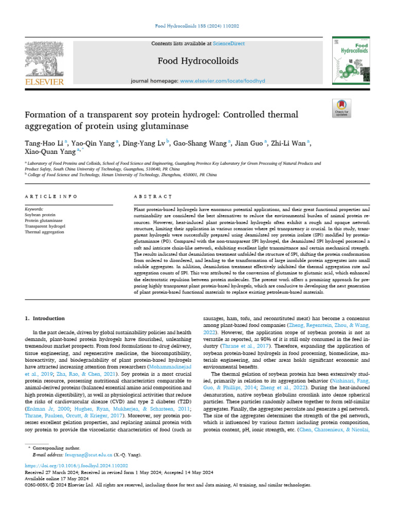 3 Food Hydrocolloids | PDF | Confocal Microscopy | Proteins