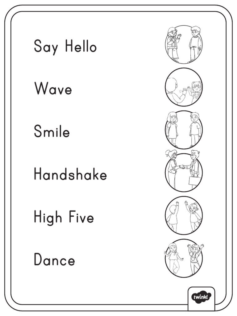Fun Ways to Greet Others | PDF