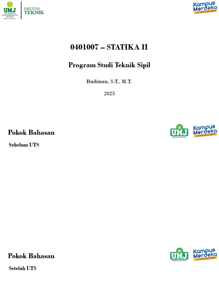 Statika II Part 1 - Three-Hinge Portal Frame | PDF