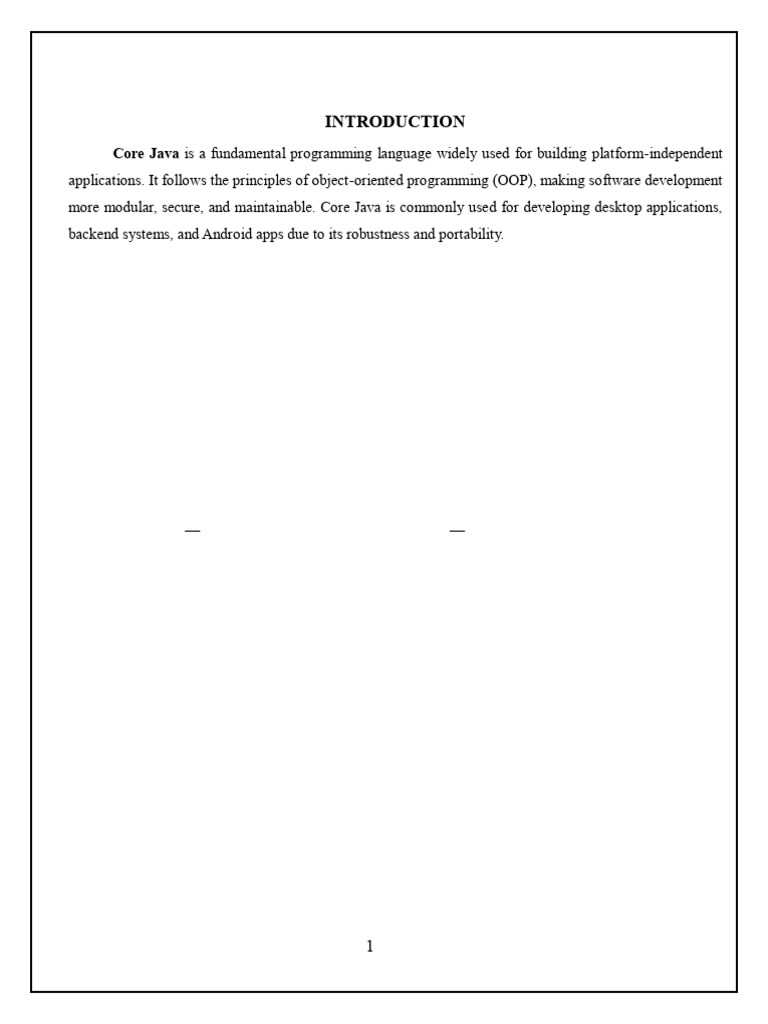 Java Full Stack Development Internship Guide | PDF | World Wide Web ...