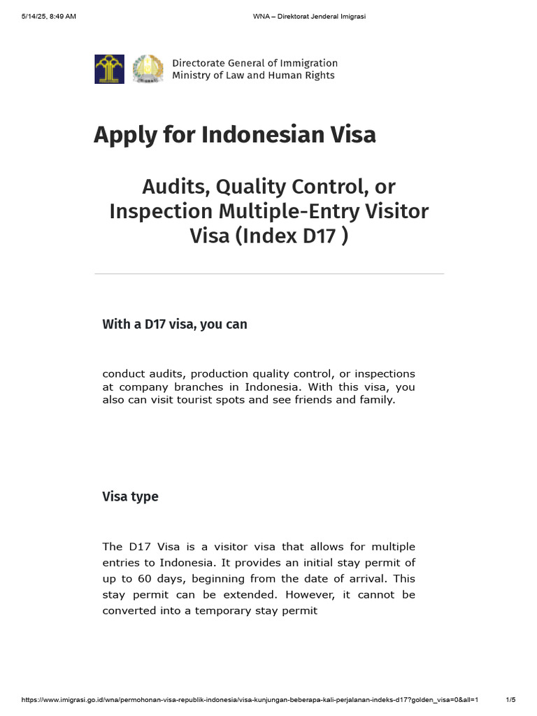 Index D17 | PDF | Travel Visa | Passport