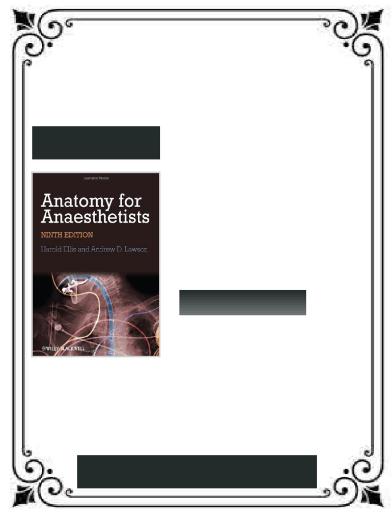 Anatomy for Anaesthetists 9th Edition Edition Harold Ellis ebook full ...