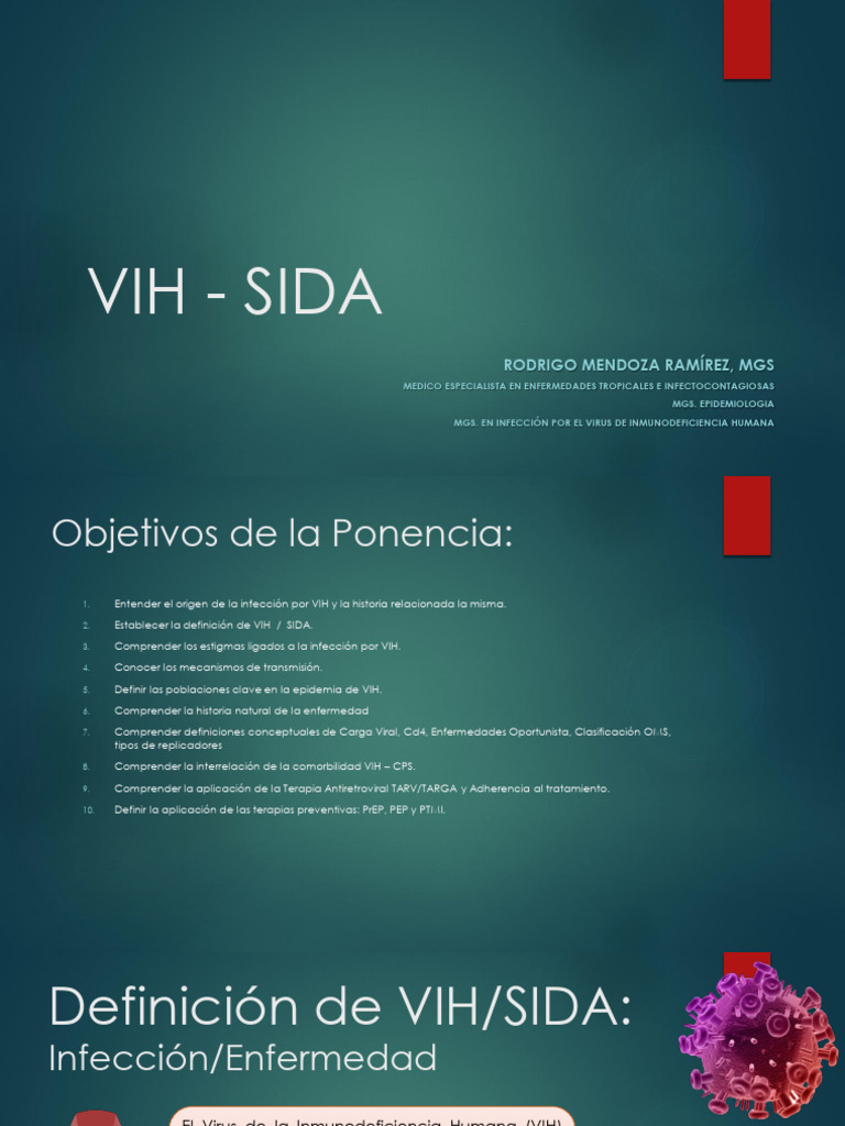 Presentacion VIH - SIDA para UESS | PDF | VIH | VIH / SIDA