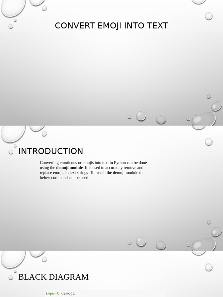 Convert Emoji Into Text | PDF