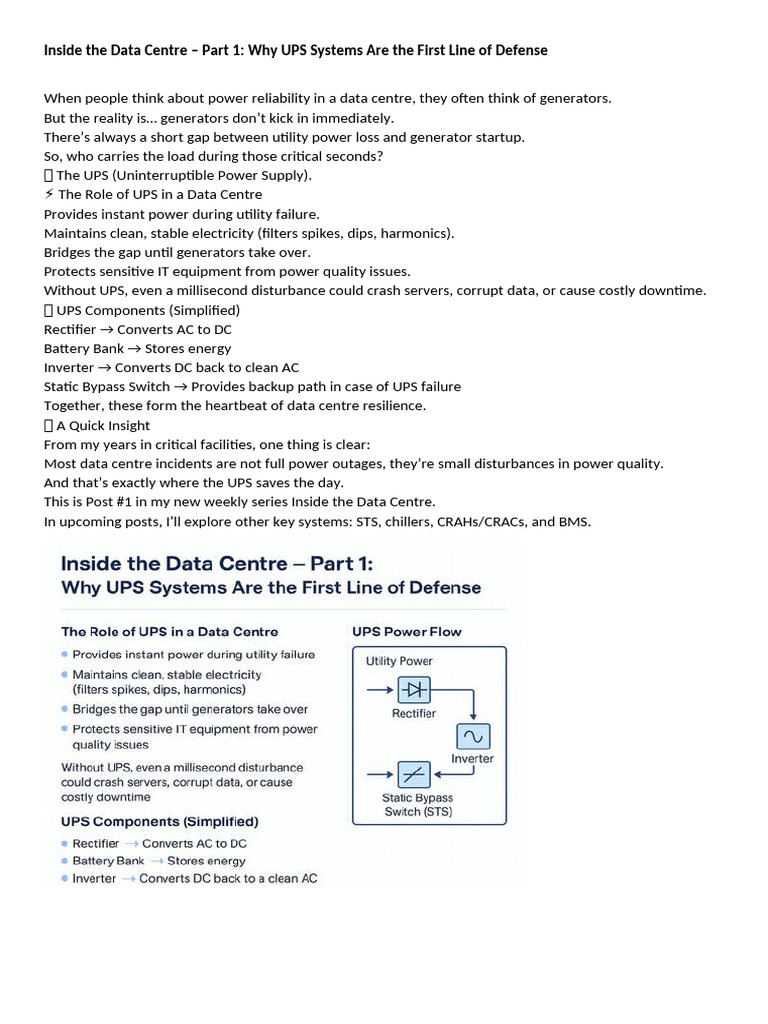 Inside the Data Centre | PDF | Data Center | Electrical Engineering
