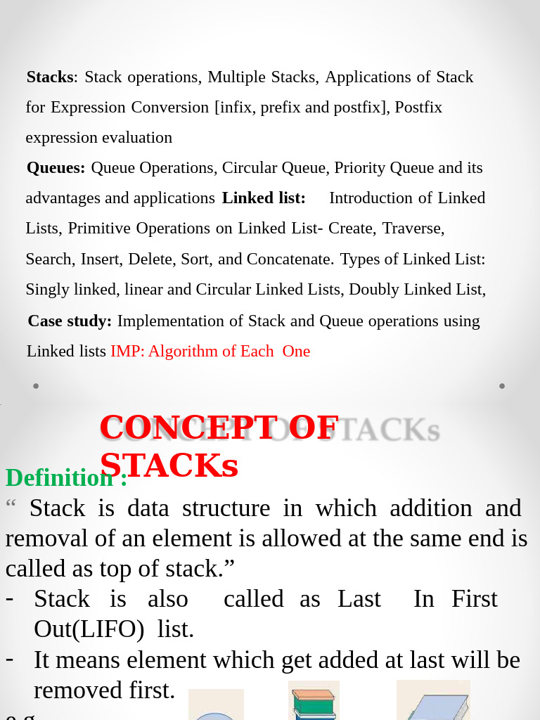 unit-3- Stack, Queue & Linked List | PDF | Queue (Abstract Data Type) | Computer Programming