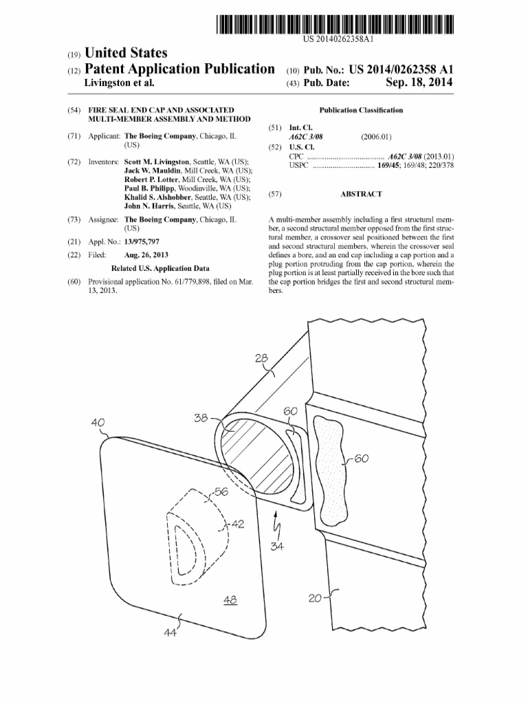 US20140262358A1 Fire Seal End Cap and Associated Multi-member Assembly ...