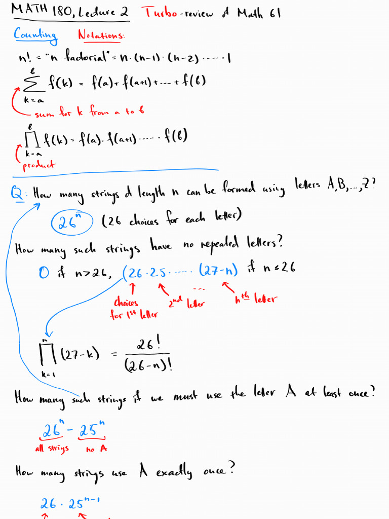2. Review of Discrete Math | PDF