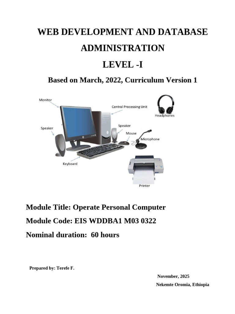 M03-Operate Personal Computer | PDF | Power Supply | Icon (Computing)