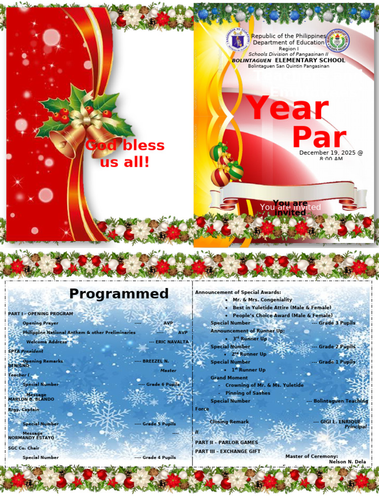 Year End Program | PDF