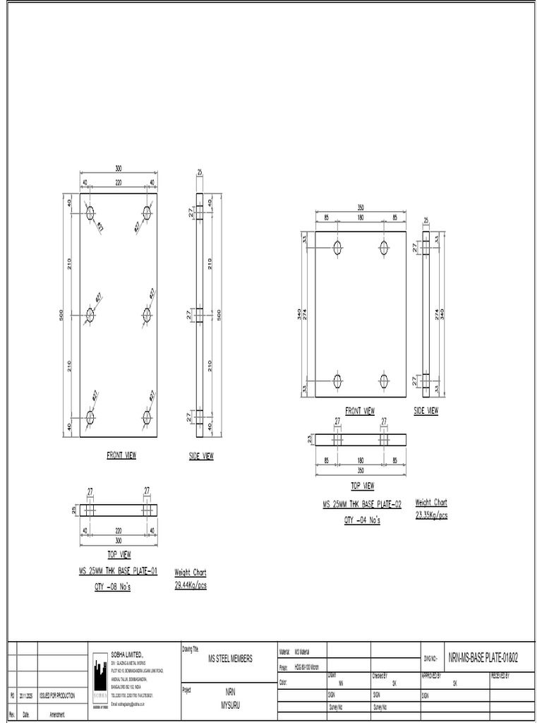 Base Plate 01 | PDF