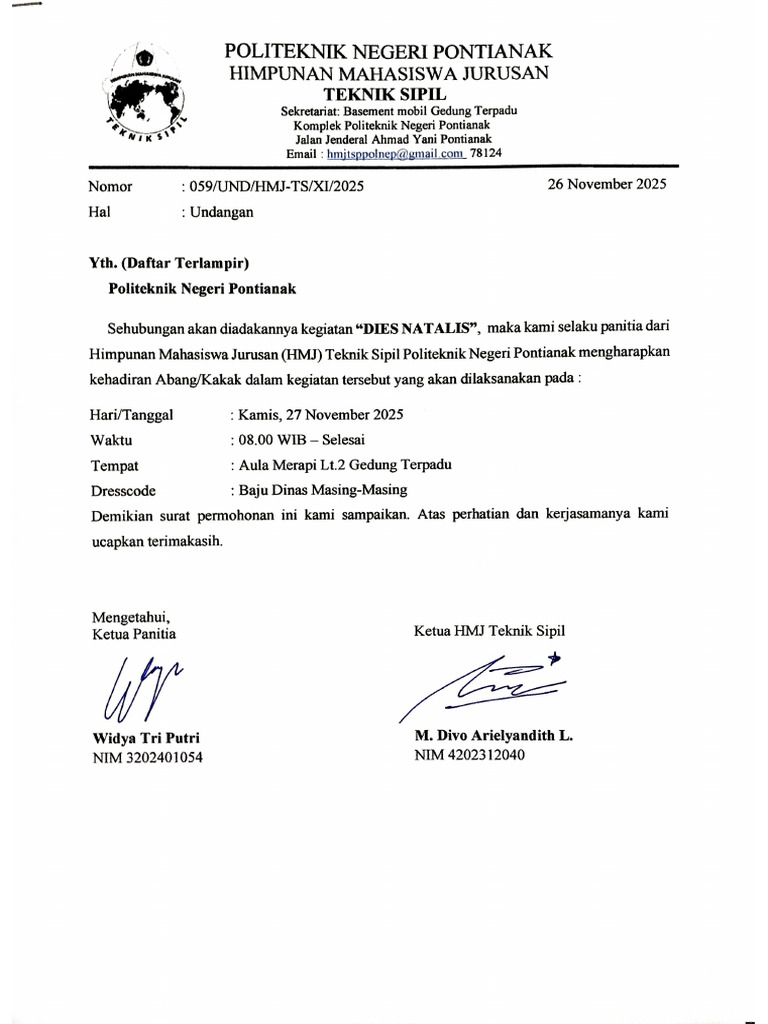 Undangan Dies Natalis Hmj Teknik Sipil_059 | PDF