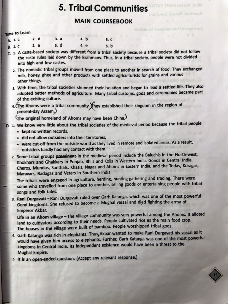 Grade 7 PA-II SST Notes, WS I and II | PDF
