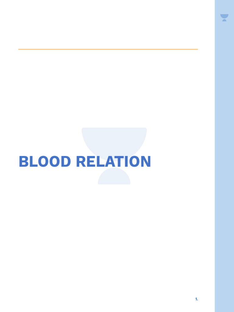 Blood Relation | PDF | Family | Living Arrangements