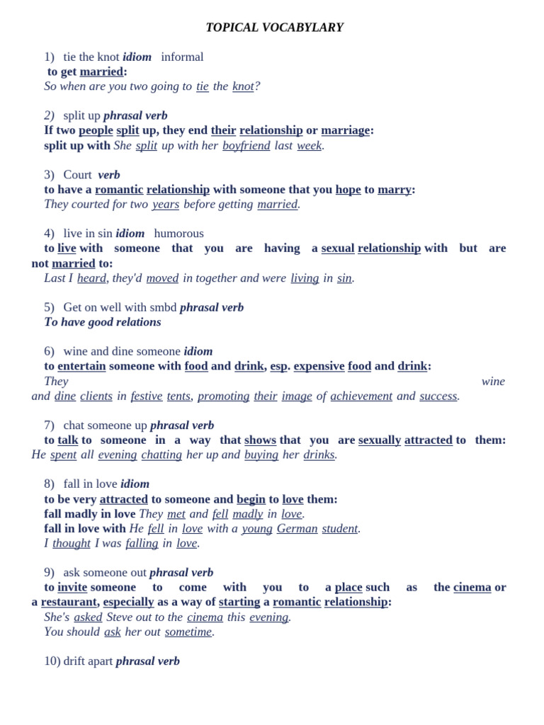1 voc list | PDF | Foster Care | Adjective