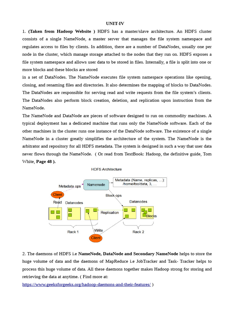 Big Data Analytics Notes | PDF | Apache Hadoop | Computer Science