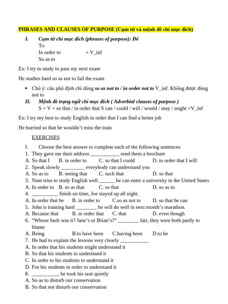 Phrases and Clauses | PDF
