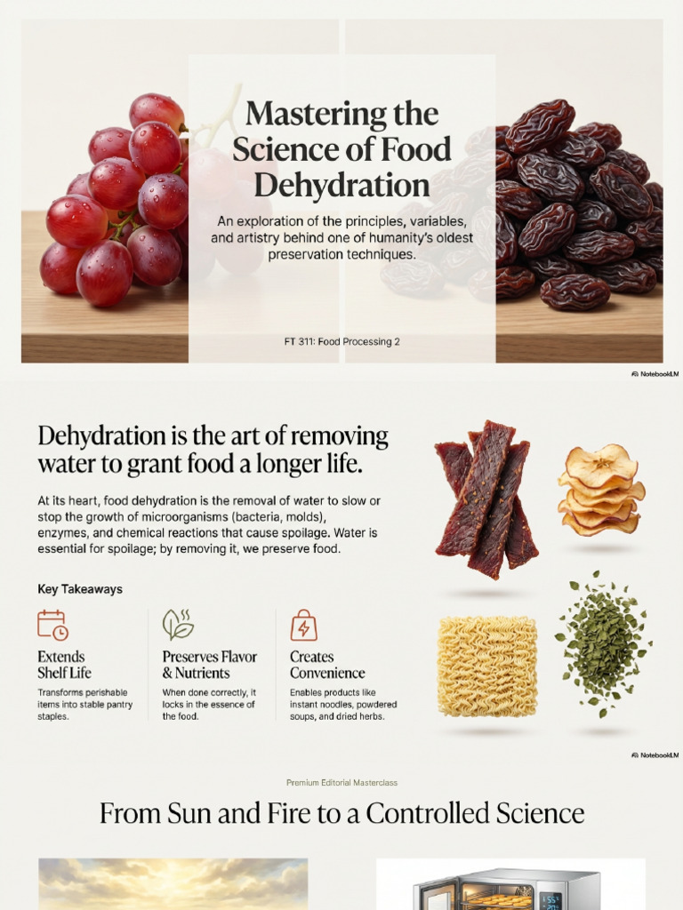 Mastering Food Dehydration Science | PDF