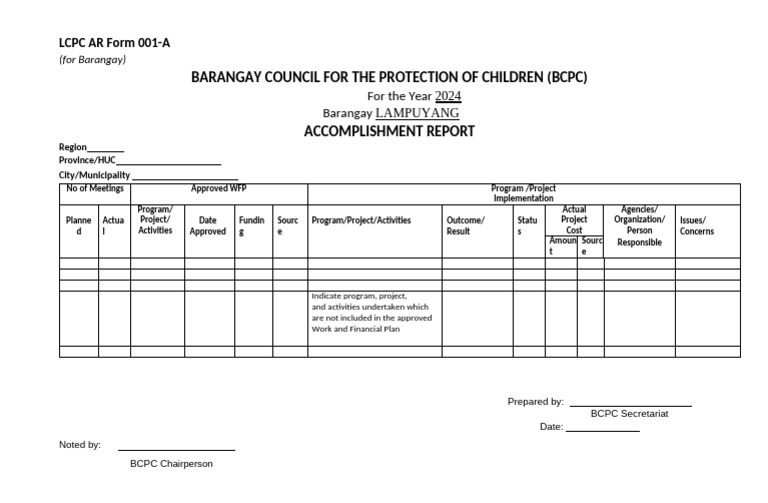 LCPC AR Form 002-A | PDF