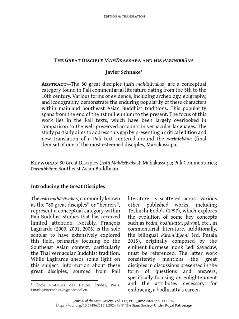 7a.+Schnake | PDF | Pali | Bodhisattva