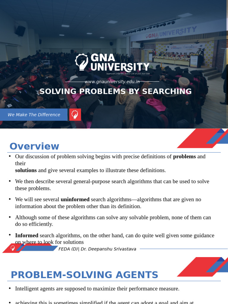 Solving Problem by Searching | PDF | Algorithms And Data Structures ...