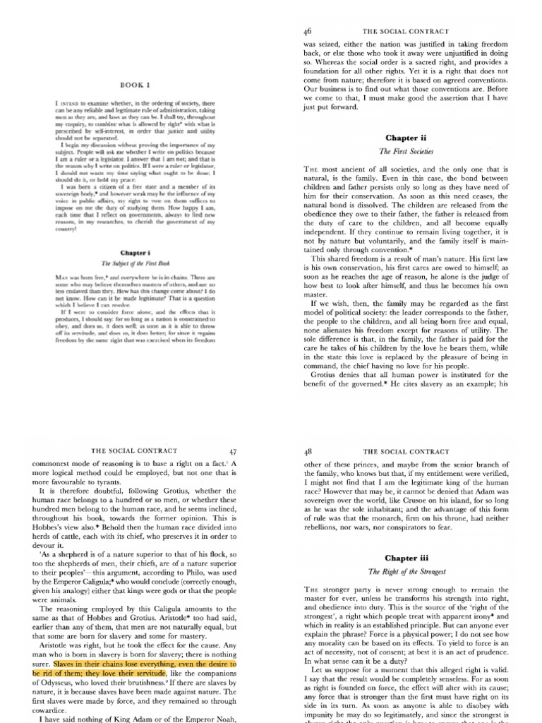 Understanding the Social Contract Principles | PDF | Property | Social ...