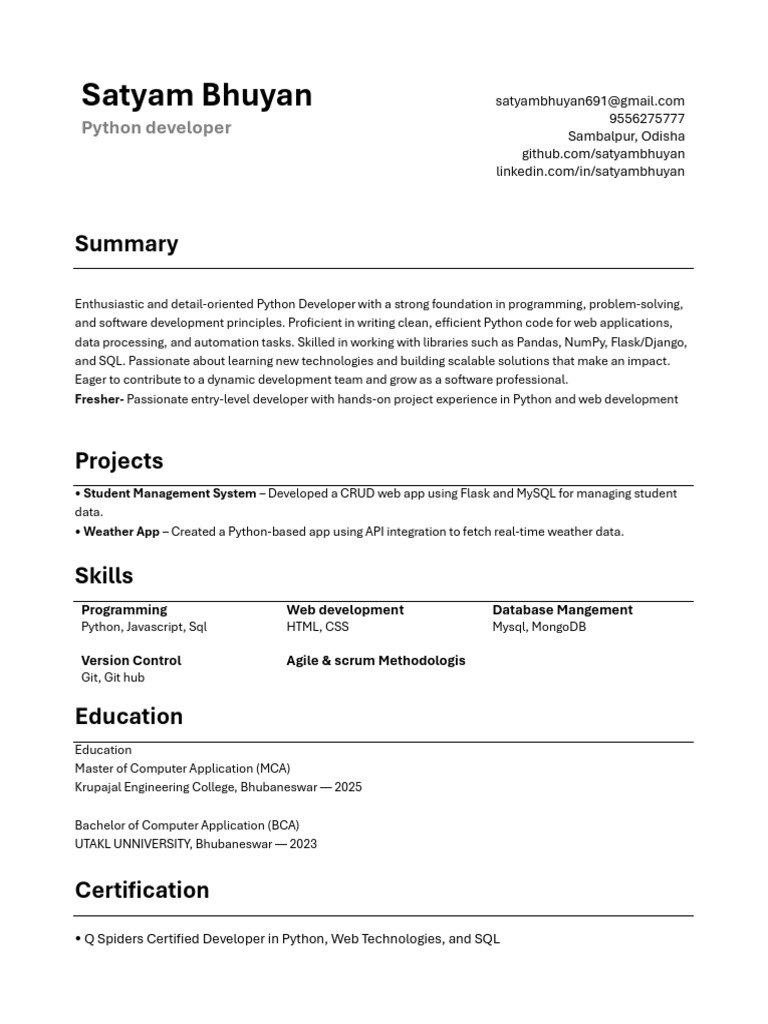 Satyam's PDF | PDF