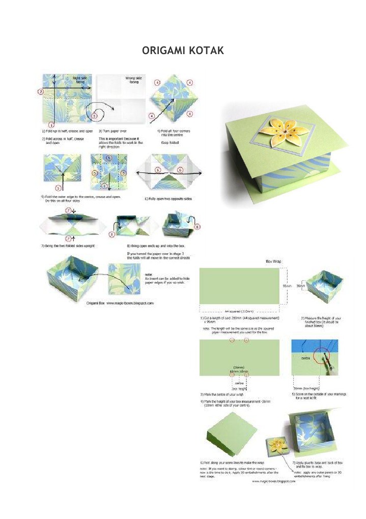 Origami Kotak | PDF