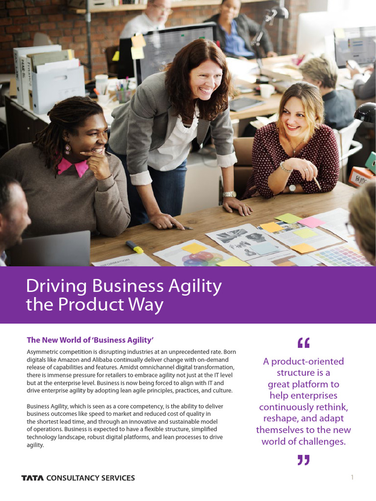 Driving Business Agility the Product Way | PDF | Agile Software Development | Scrum (Software ...