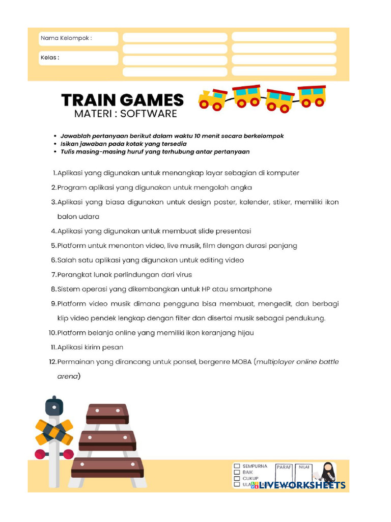 Train Games | PDF