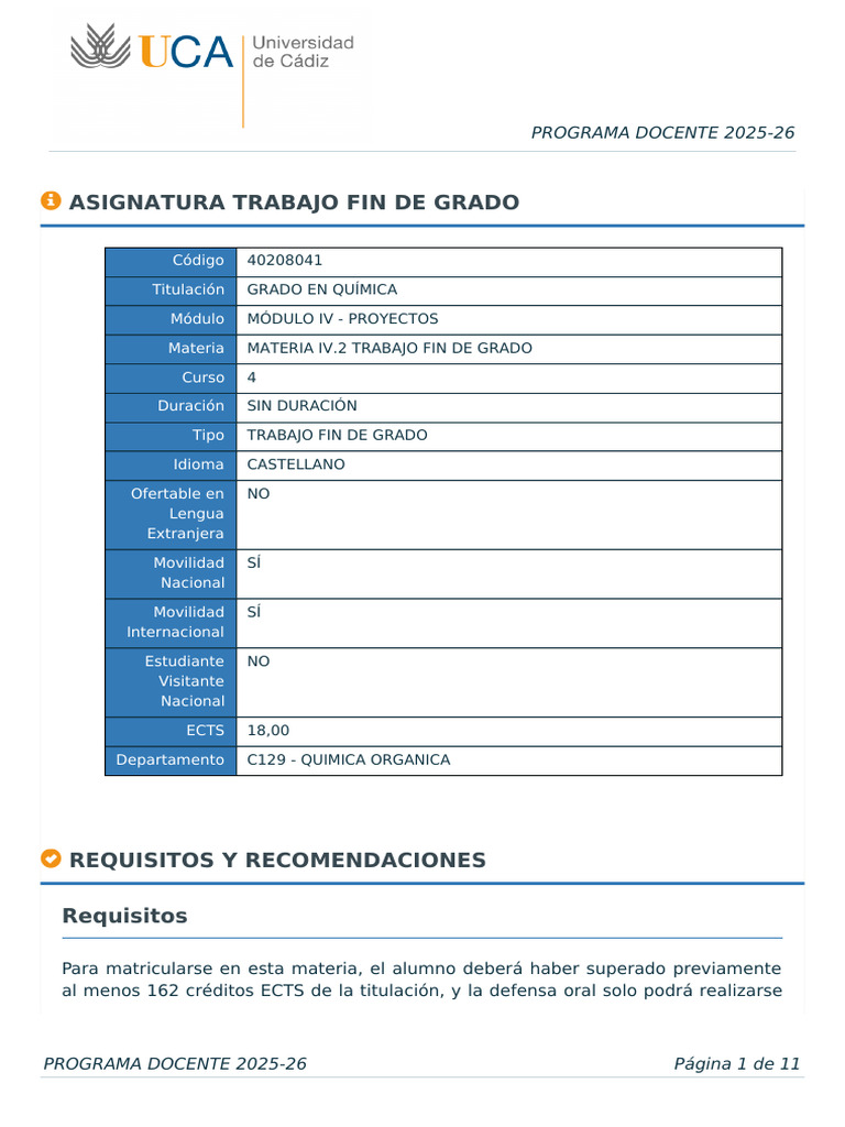 Programa Docente | PDF | Laboratorios | Maestros
