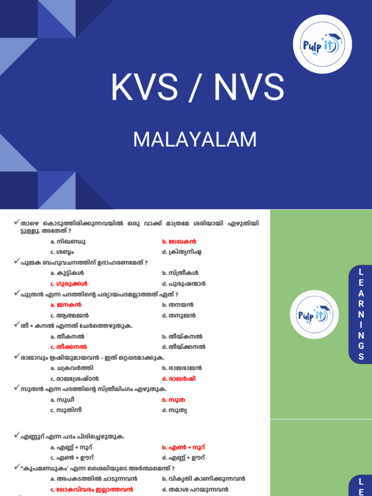 RH Side Copy of PPT-Pulpit Learnings | PDF