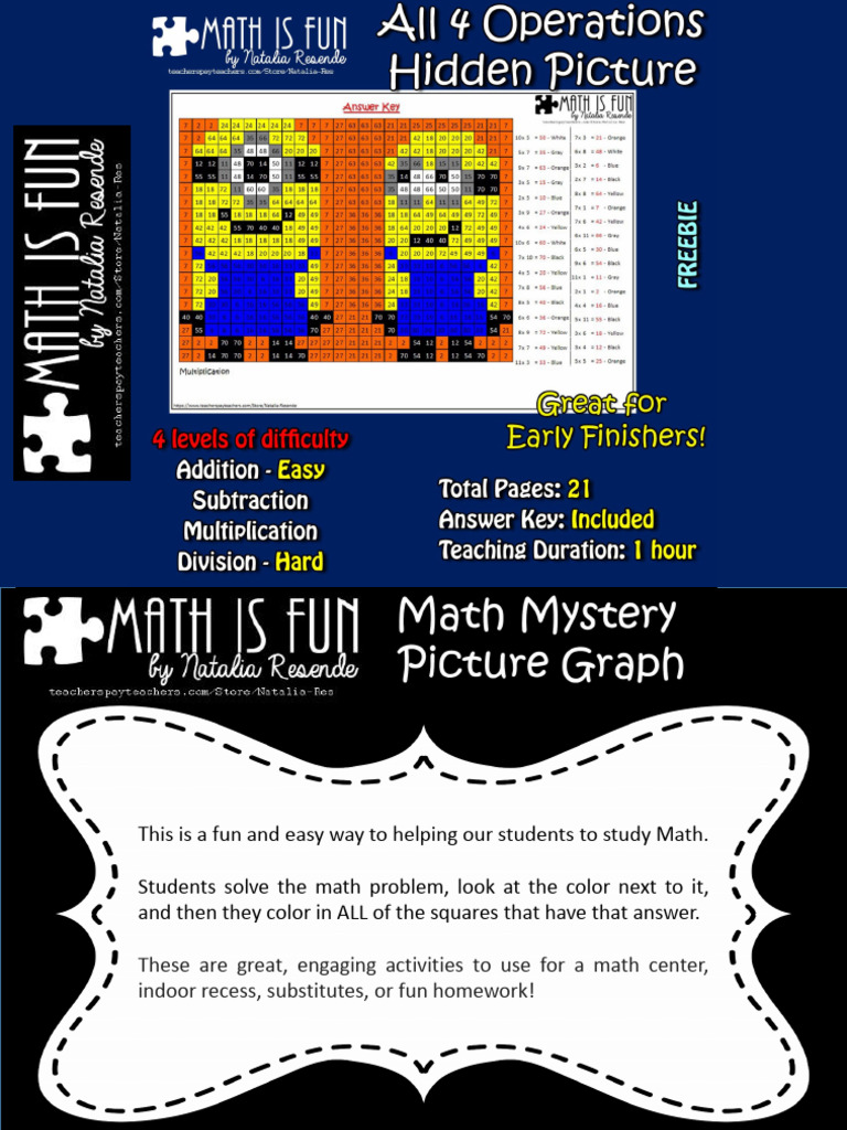 MinionsMysteryPicture4operationsaddsubmultiplicationanddivision-1 | PDF ...